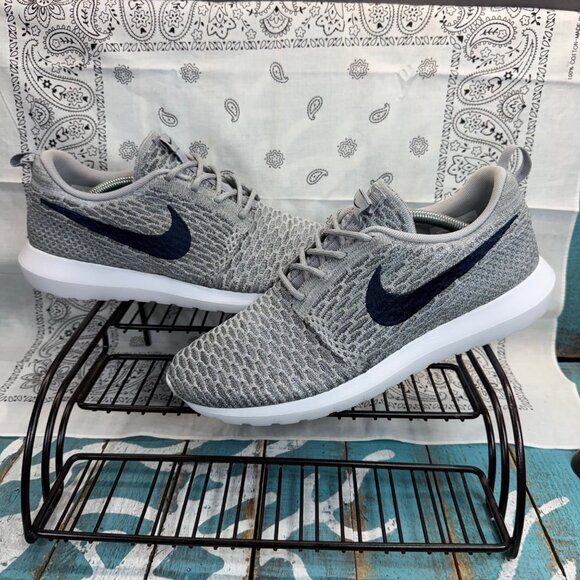 Nike | Shoes | Nike Roshe One Flyknit Dallas Cowboys Silverblue ...